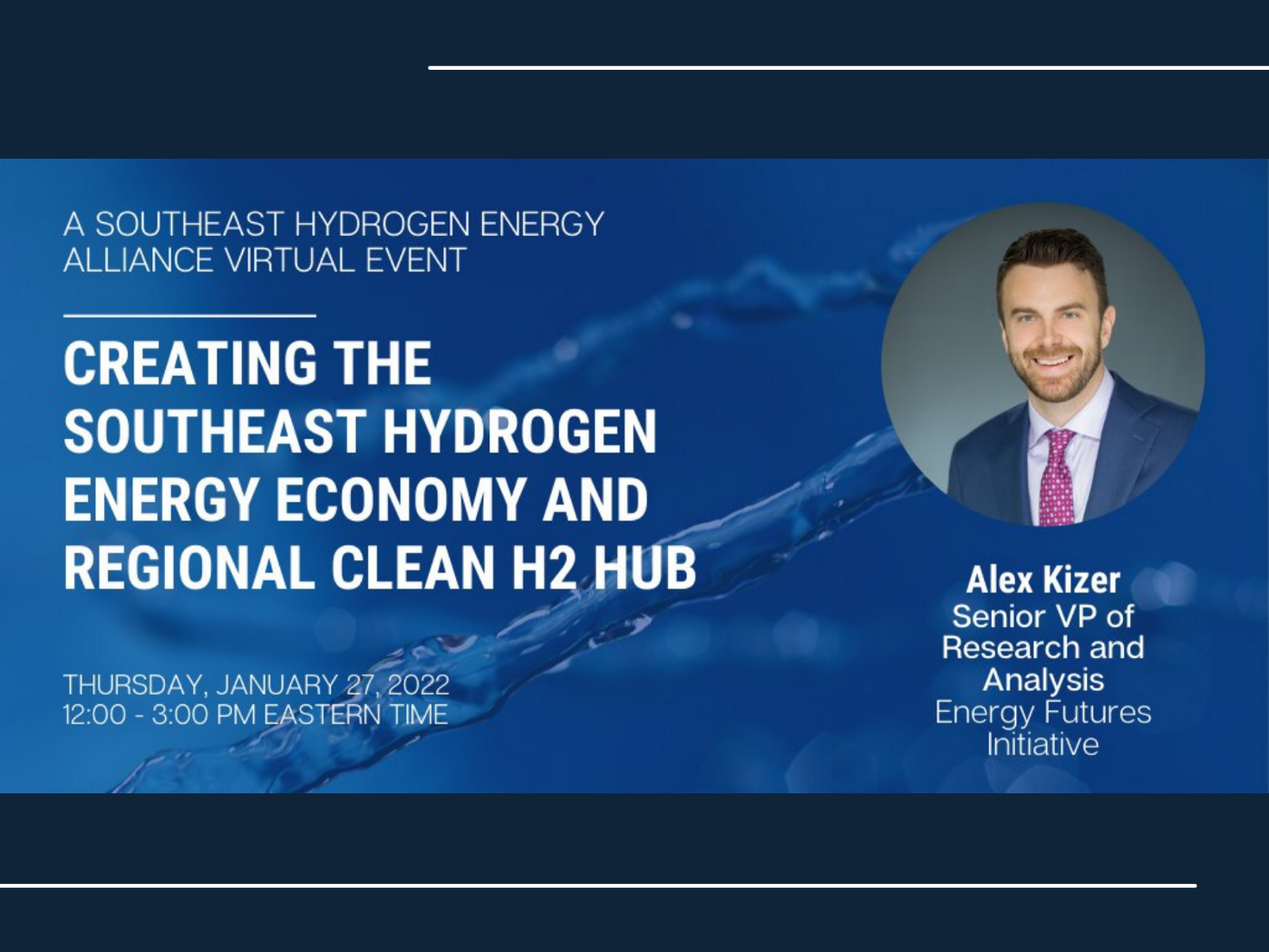 Kizer presents at southeast hydrogen conference - EFI Foundation