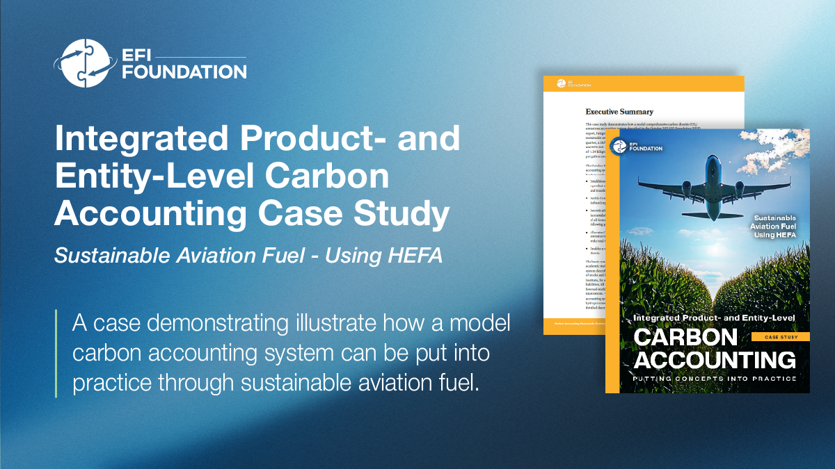 Carbon Accounting Case Study: Sustainable Aviation Fuel Using HEFA ...